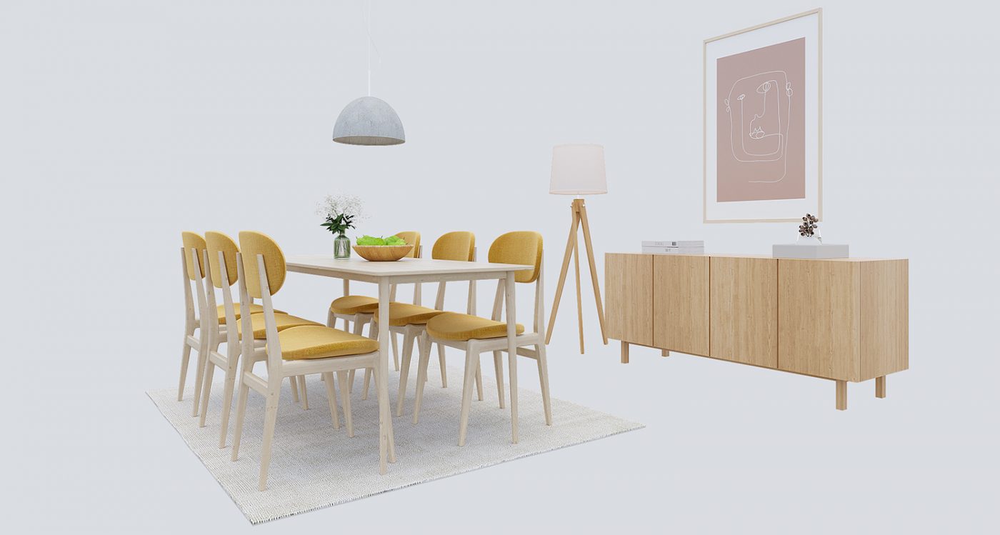 Kitchen/Dining - 3D Templates